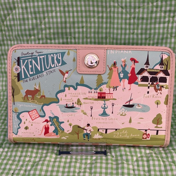 Spartina 449 | Bags | Spartina 449 Kentucky Map Wallet | Poshmark